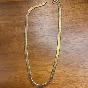 Mejuri | Jewelry | Mejuri 8k Gold Vermeil Bold Herringbone Chain | Poshmark